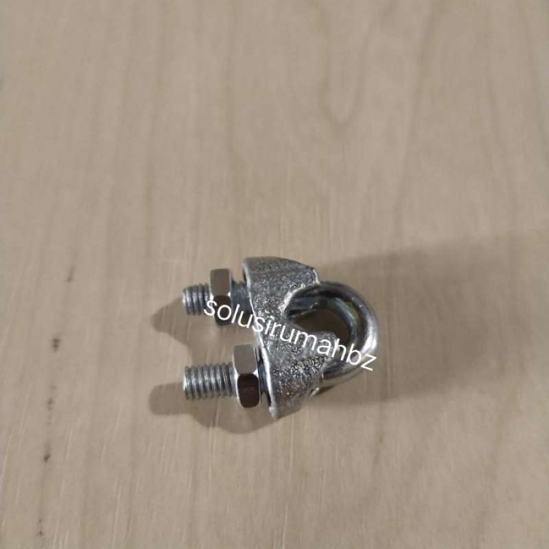 Jual Klem Seling 6MM Kuku Macan 5/16 Clamp Seling 6 MM Tali Kawat Baja ...