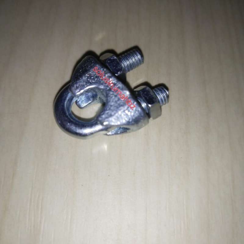 Jual Klem Seling 6MM Kuku Macan 5/16 Clamp Seling 6 MM Tali Kawat Baja ...