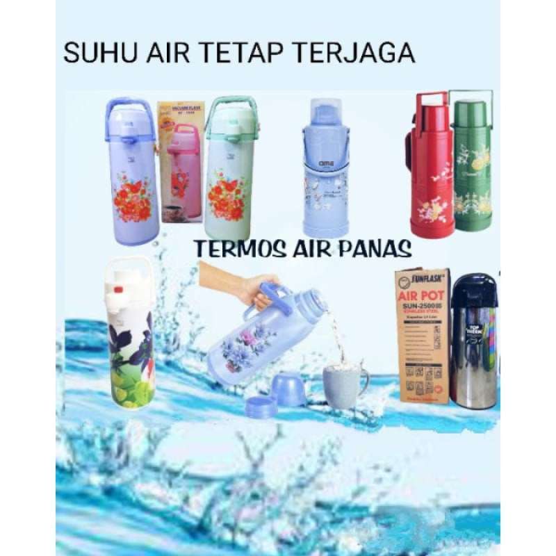 Promo Sunflask , Vakum , Thermos Air Panas 2.5 Liter , Termos Pencet ...