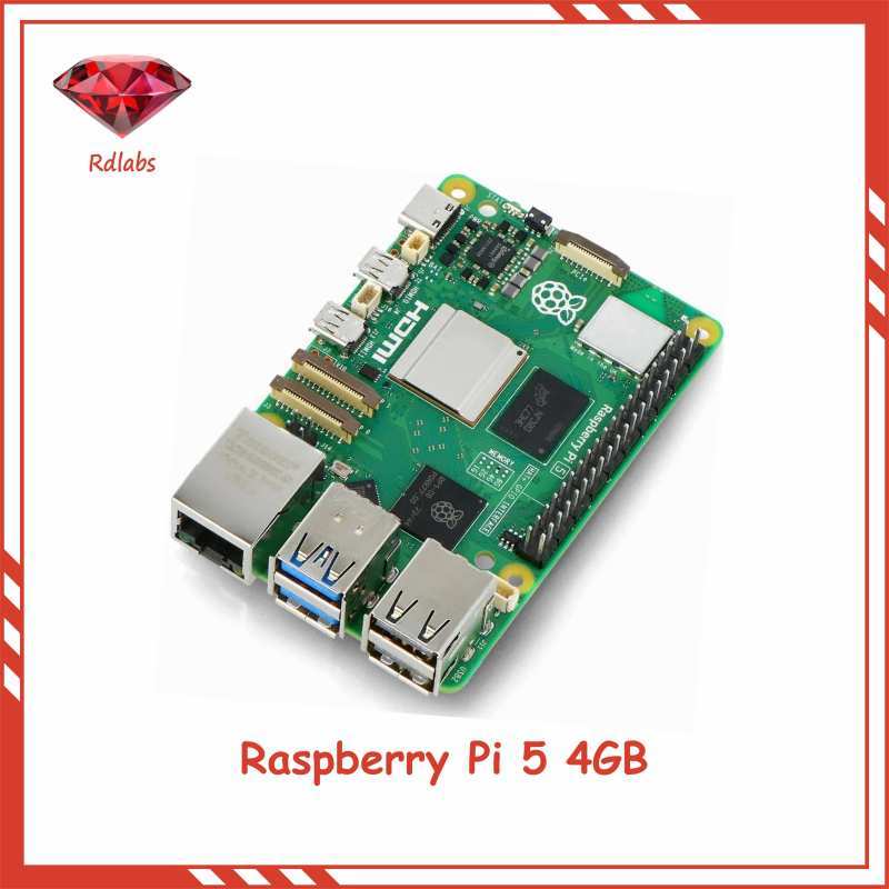 Jual Raspberry Pi 5 4gb Ram Single Board Computer Mainboardset Di Seller Red Diamond