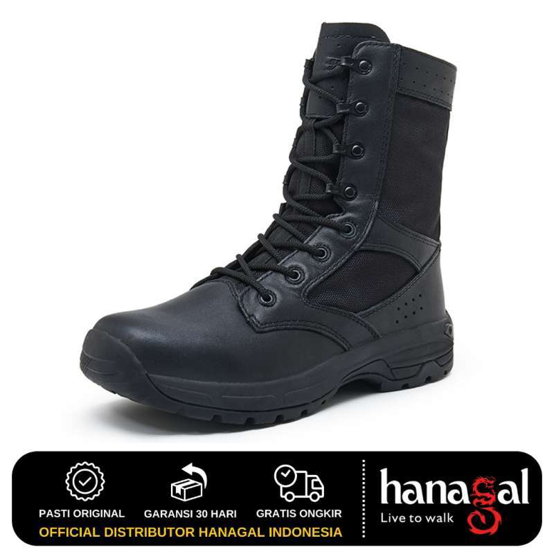 Jual HANAGAL - Seapatu Tactical Hanagal Wild Camels Black – 8 Inch - 40 ...