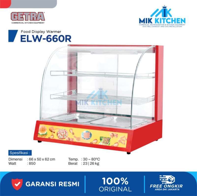 Promo Getra Electric Food Display Warmer Elw-660r / Elw 660r / Elw660r ...