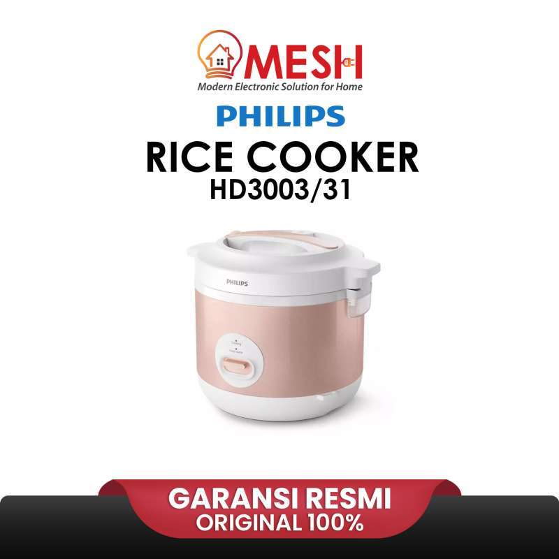 Promo Philips Hd3003/31 - Rice Cooker Manual 1.8l 400 Watt Pink Penanak ...