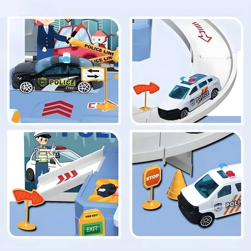 Promo Toy Studio Mainan Anak Koper Track Rail Suitcase Car Parking ...