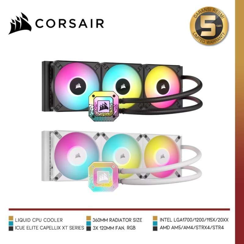 Jual CORSAIR iCUE H150i ELITE CAPELLIX XT Liquid CPU Cooler di Seller ...
