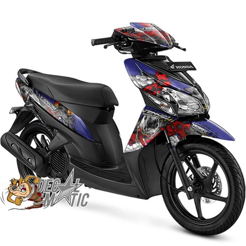 Jual Stiker Decal Full Body Vario Lama 110 - KARBU FI TECHNO - Venom 1 ...