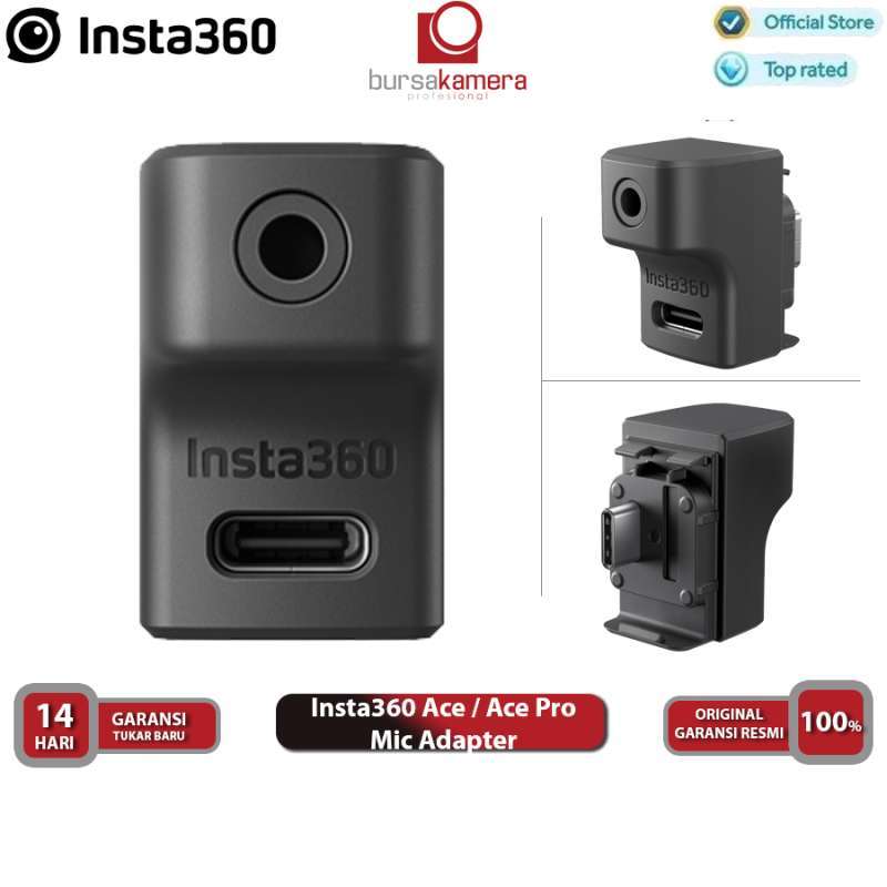 Jual Insta360 Ace Pro / Ace Mic Adapter Insta 360 Microphone Adapter ...