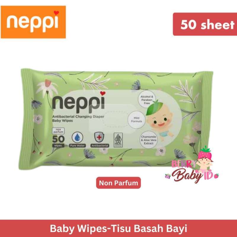Promo Neppi Antibacterial Changing Diaper Baby Wipes Tisu Basah Bayi ...