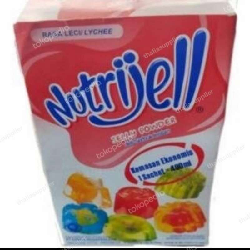 Jual Nutrijell Leci 15gr X 12 Pcs (box) Jelly Powder Rasa Leci Sachet ...