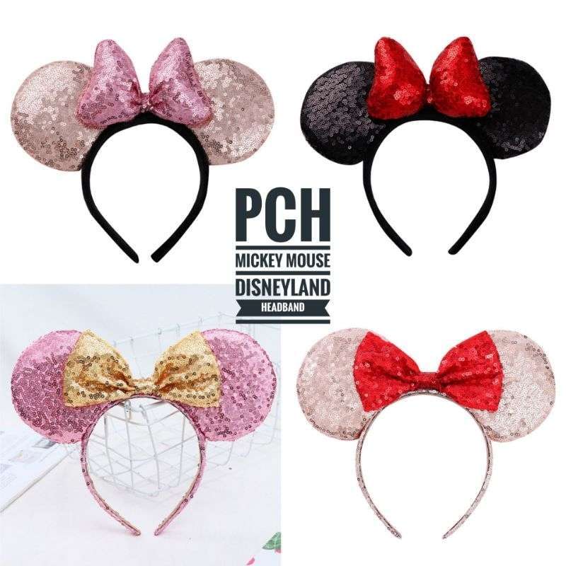 Jual Bando Mickey Mouse Jumbo Disneyland / Bando Miki / Bando Disney ...