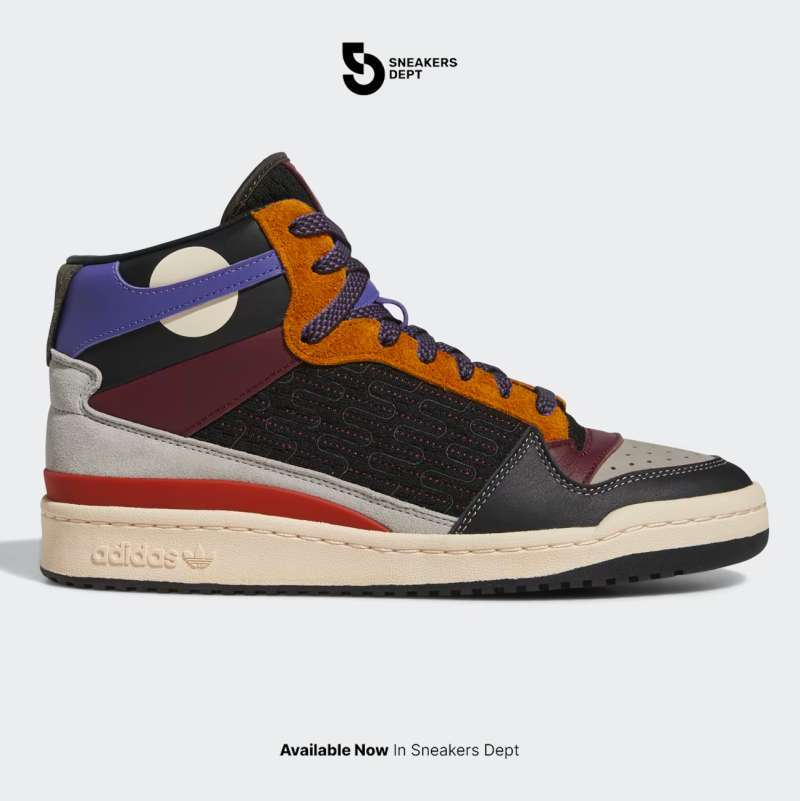 Promo Sepatu Sneakers Pria Adidas Forum Mid Patchwork Hp5359 Original ...