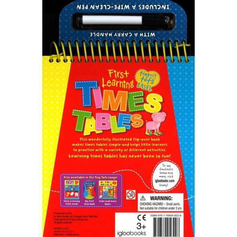 Jual Buku Anak Import - First Learning: Time Tables (Wipe and Clean ...