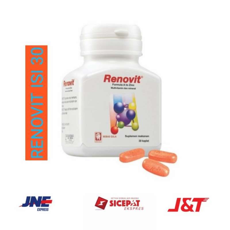 Promo Renovit Isi 30 Tab Multivitamin Daya Tahan Tubuh Diskon 33% Di ...
