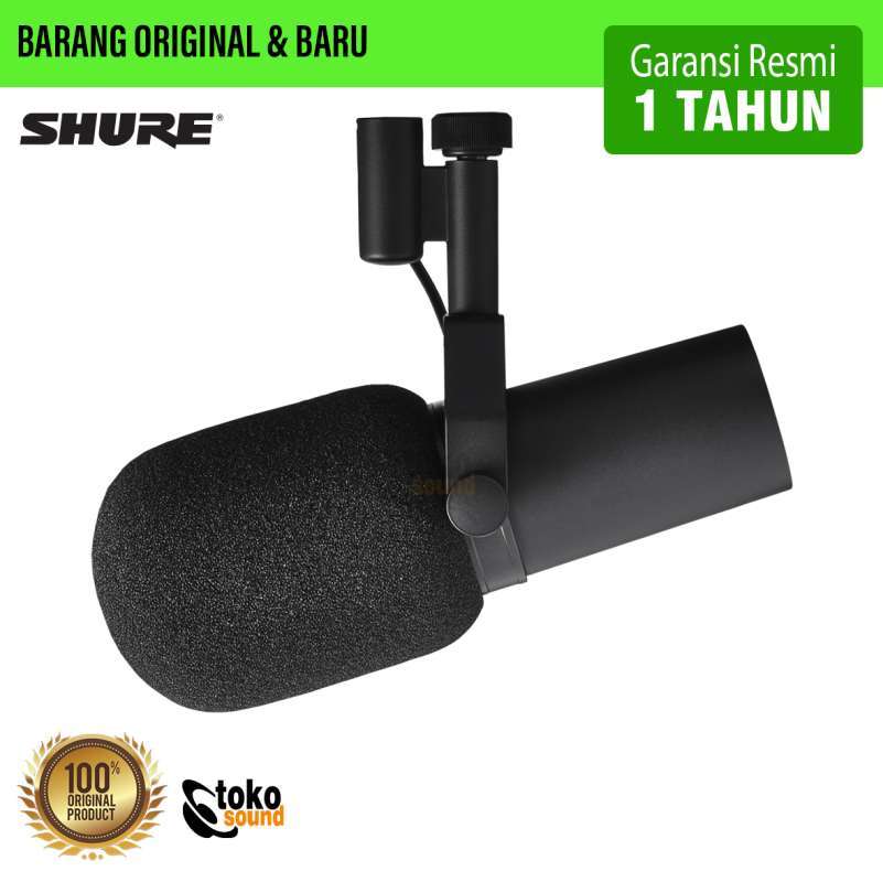 Jual Shure Sm7b Dynamic Vocal Microphone - Original Dan Bergaransi ...