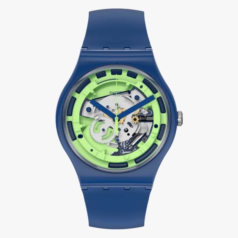 Promo Jam Tangan Swatch Suon147 Green Anatomy Original & Garansi Diskon ...