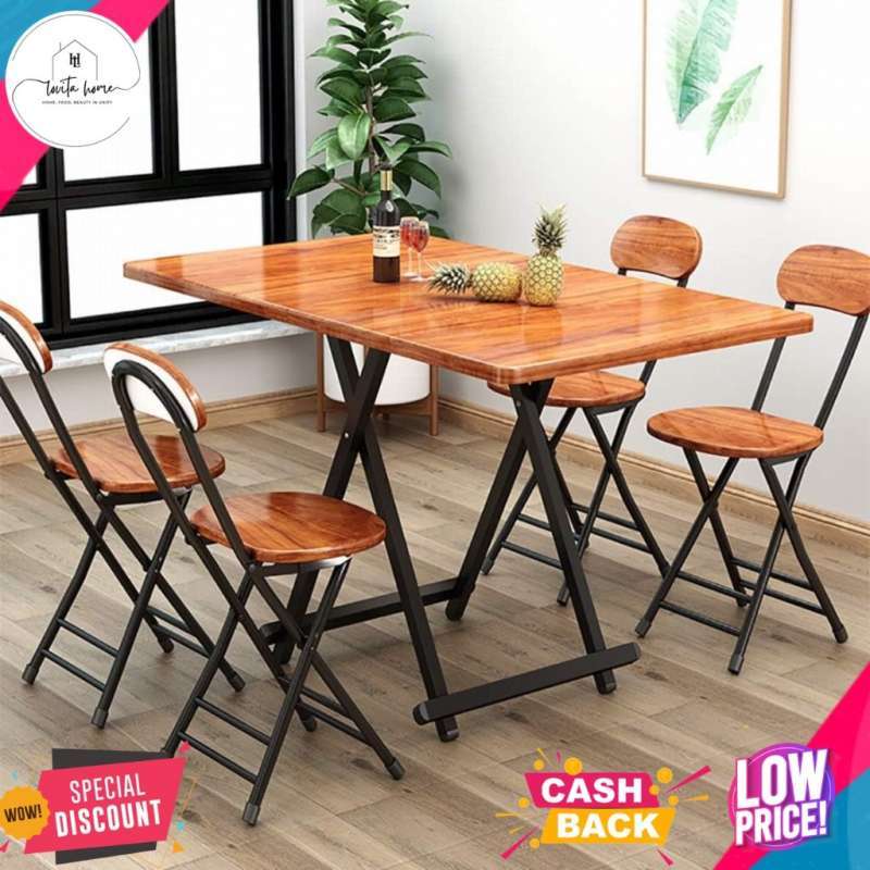 Jual Set Meja Makan Cafe 2 & 4 Kursi Minimalis / Set Meja Makan ...