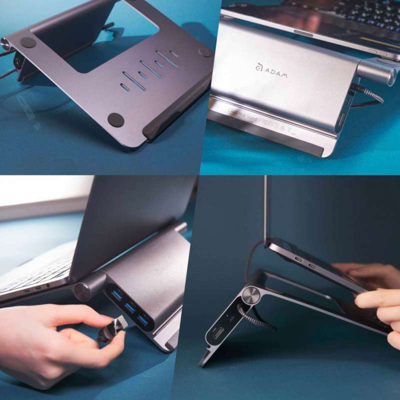 Promo Adam Elements Casa Hub Stand Usb-c 5-in-1 Laptop Stand Hub Diskon ...