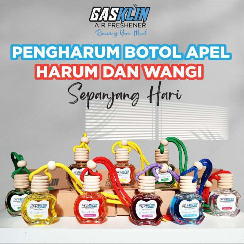 Jual Gasklin Air Freshener Botol Apel Pengharum Mobil Pewangi Ruangan ...