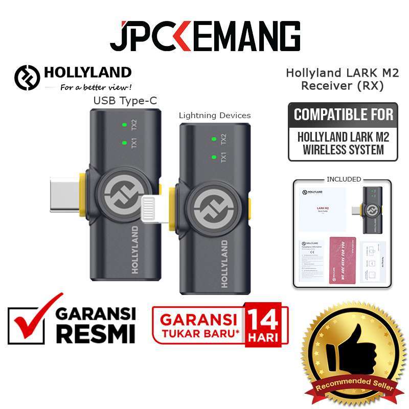 Jual Jpc Kemang Hollyland Lark M2 Rx Wireless Receiver Usb-c ...