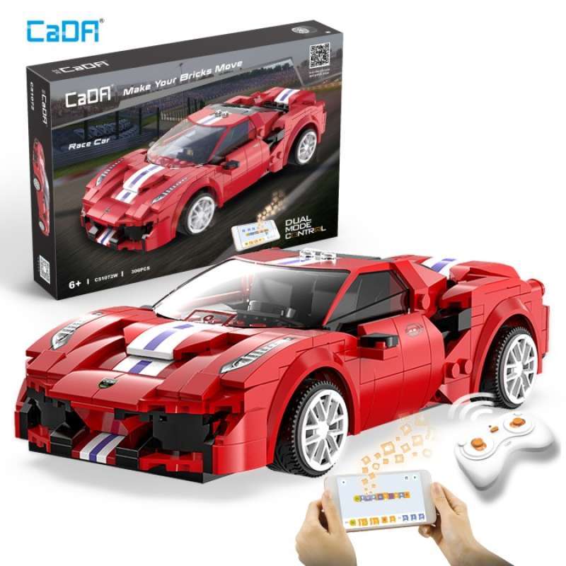 Promo Double E Cada Bricks 488 Race Car C51072w Dual Mode Control ...