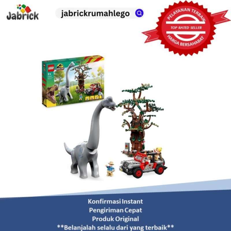 Jual Lego 76960 Jurassic Park Brachiosaurus Discovery Dinosaur Toy Set ...
