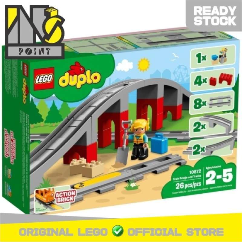 Promo Lego 10872 - Duplo - Train Bridge And Tracks Diskon 50% Di Seller ...