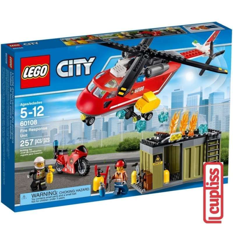 Promo Lego City 60108 Fire Response Unit Diskon 50% Di Seller Tocko99 ...