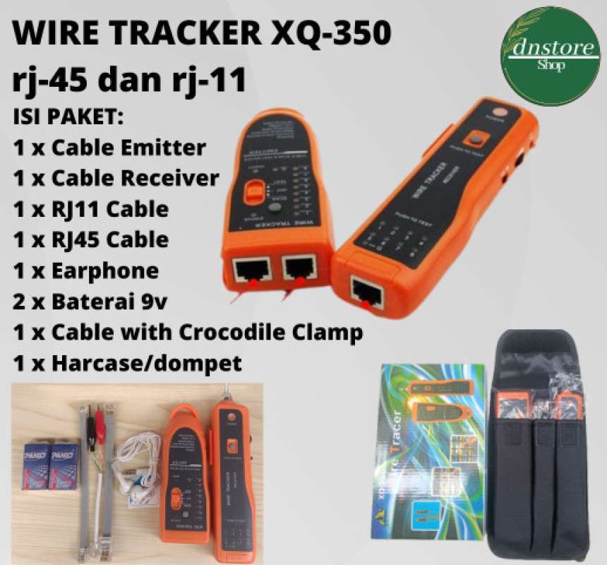 Promo Cable Tester Wire Tracker Xq-350 / Kabel Tester Network / Rj45 ...