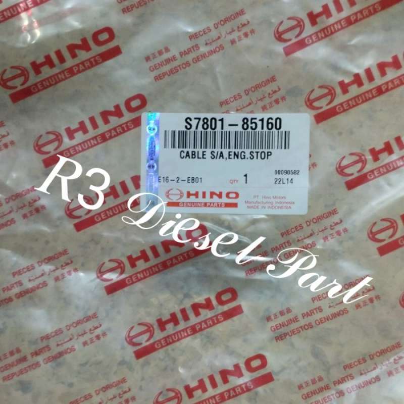 Promo Kabel Cuk/kabel Engine Stop Hino Lohan/78018-5160/genuine Diskon ...