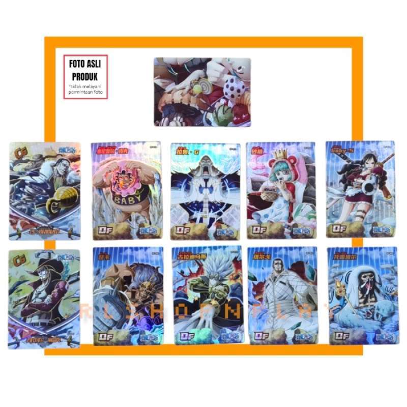 Promo Kartu Tcg Trading Card One Piece Kartu Koleksi Luffy Nami Box ...