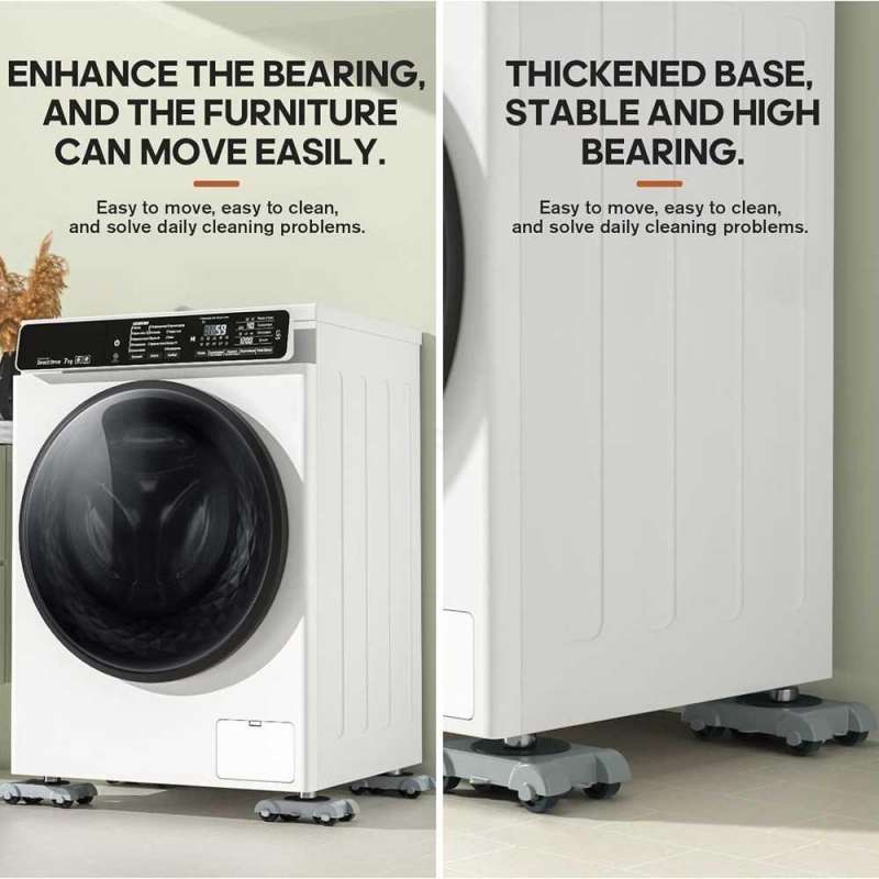Jual Oihome Alas Roda Kulkas Mesin Cuci Dudukan Portable Base Roller ...