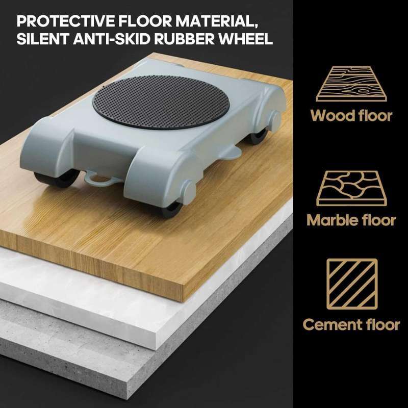 Jual Oihome Alas Roda Kulkas Mesin Cuci Dudukan Portable Base Roller ...