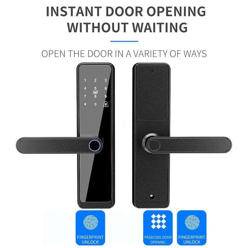 Jual Seewo Smart Door Lock Bluetooth Password Fingerprint Card H1-jc Penghalang Pintu Bawah ...