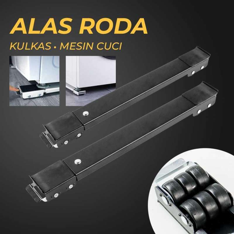 Jual Oimg Alas Roda Kulkas Mesin Cuci Stand Moveable Roller 70cm 2pcs ...