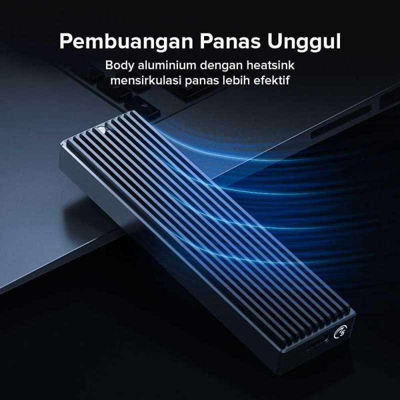 Jual Adaptor Enclosure Nvme M.2 Ssd To Usb 3.1 Type C M2pv-c3 Harddisk Eksternal Casing Hardisk ...
