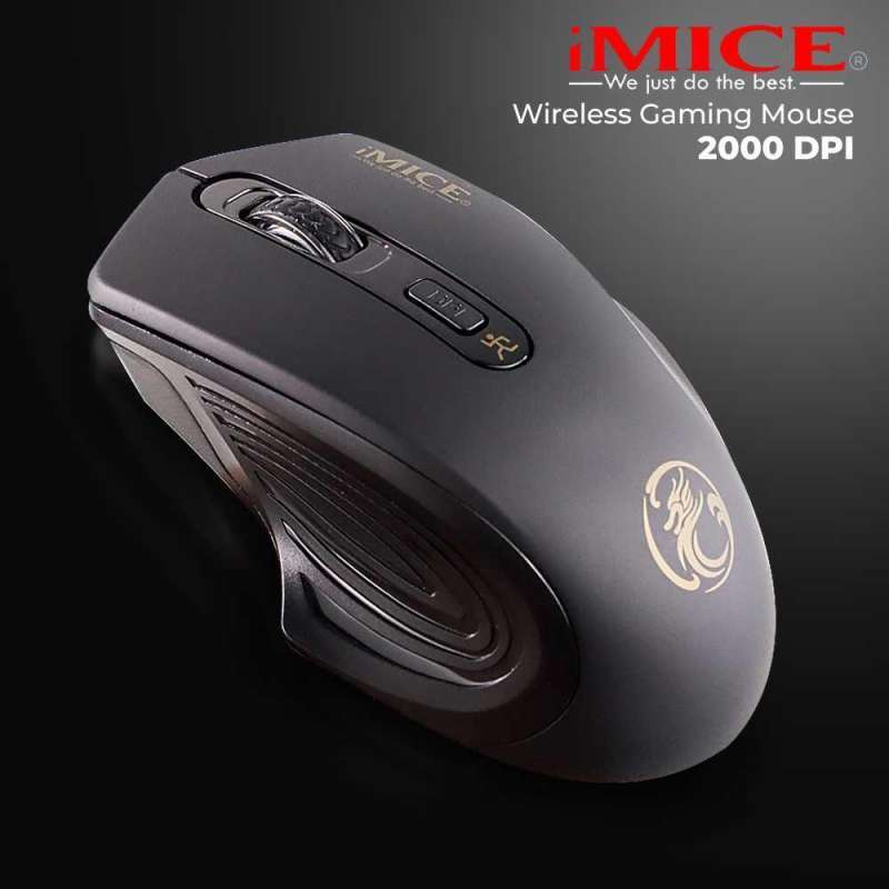 Jual Wireless Gaming Mouse 2.4ghz 2000 Dpi G-1800 Mouse Gaming ...