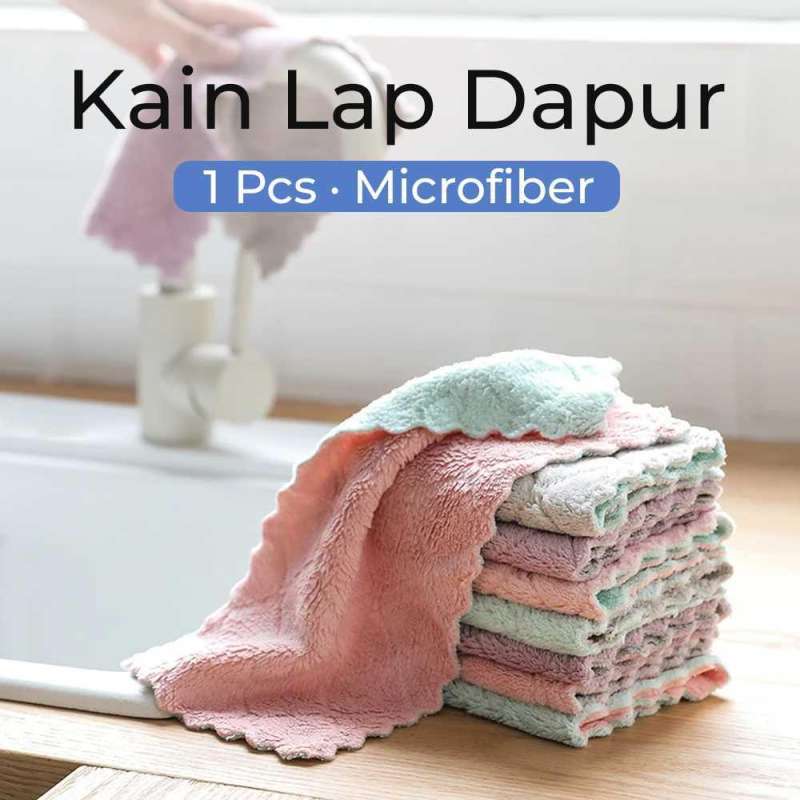 Promo Etya Kain Lap Dapur Microfiber Cleaning Cloth W-201 Kain ...