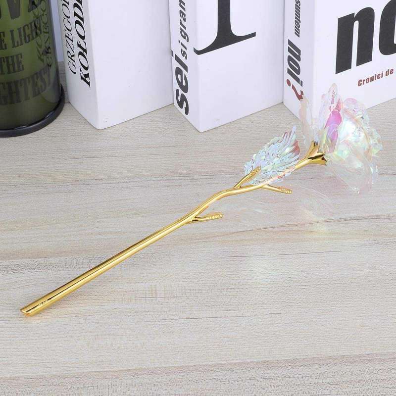 Jual Acevivi Bunga Mawar Dekorasi Gold Foil Flower Galaxy Rose Ac0113 ...