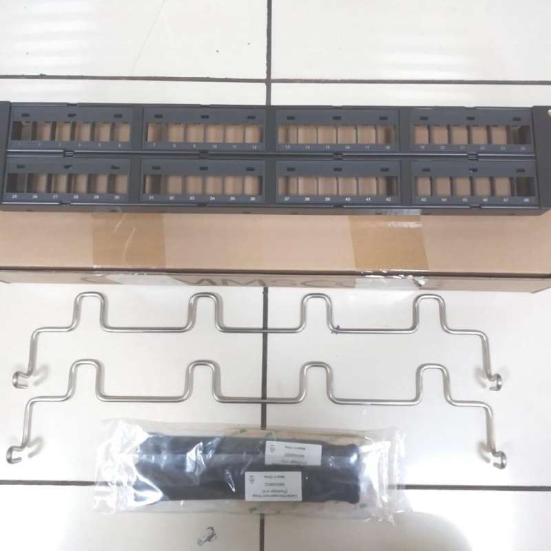 Jual Commscope Amp Patch Panel Cat 6 Include Modular - 48 Port Di ...