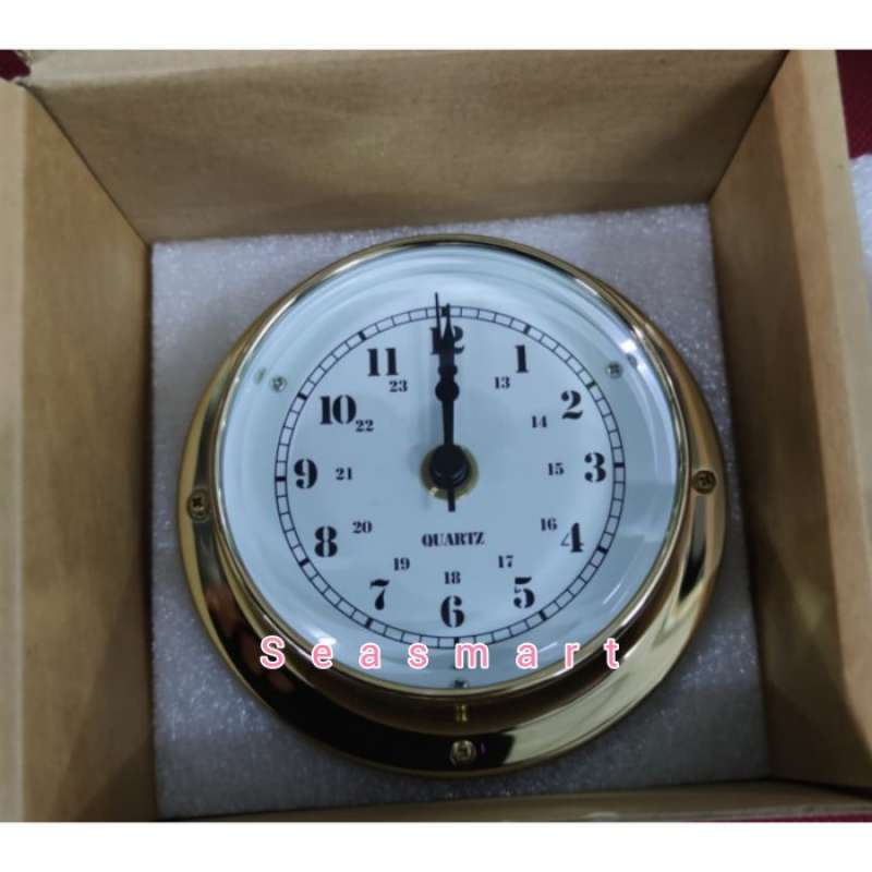 Promo Marine Clock Gl122c2 / Jam Kapal Kuningan Terbaik Diskon 6% Di ...
