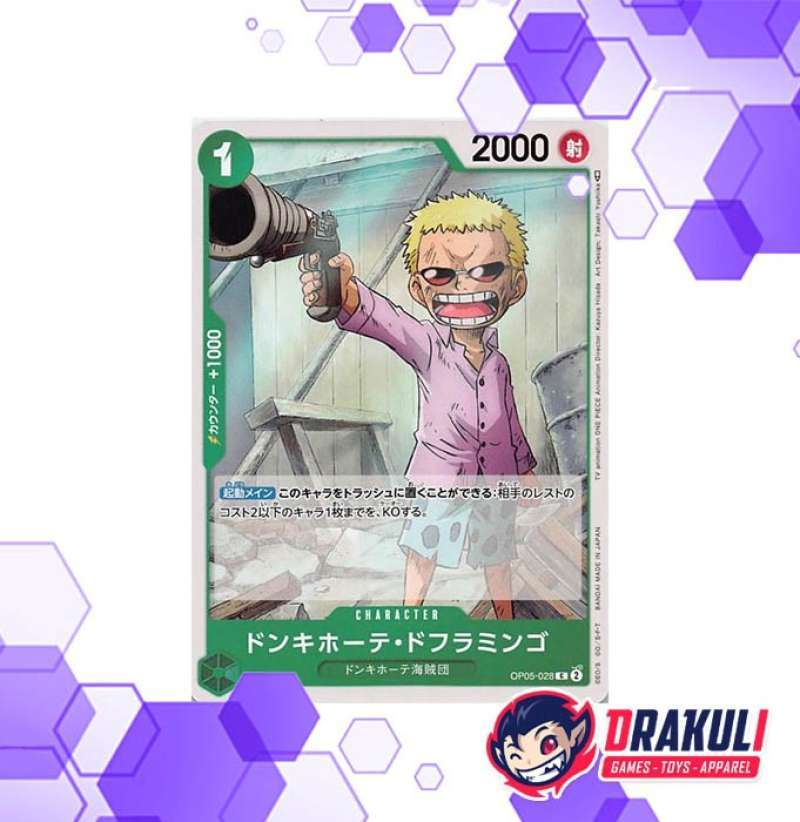 Jual One Piece Card Game - Donquixote Doflamingo Op05-028 C Di Seller Drakuli Games Official ...