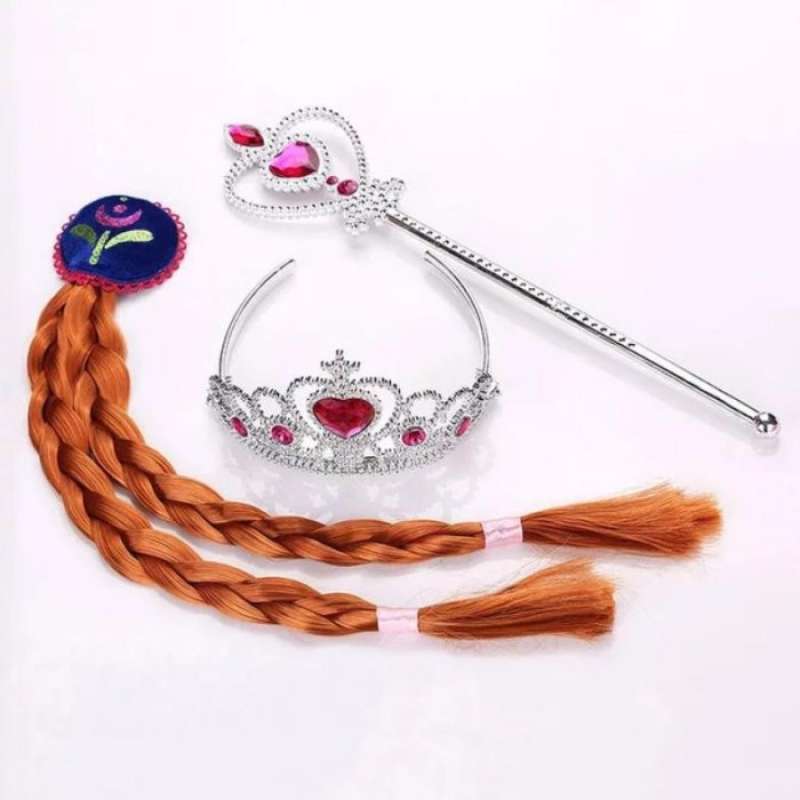 Promo Mahkota Frozen Set 3 In 1 / Mahkota Elsa Set 3 In 1 / Mahkota Anna Set Diskon 2% Di Seller ...