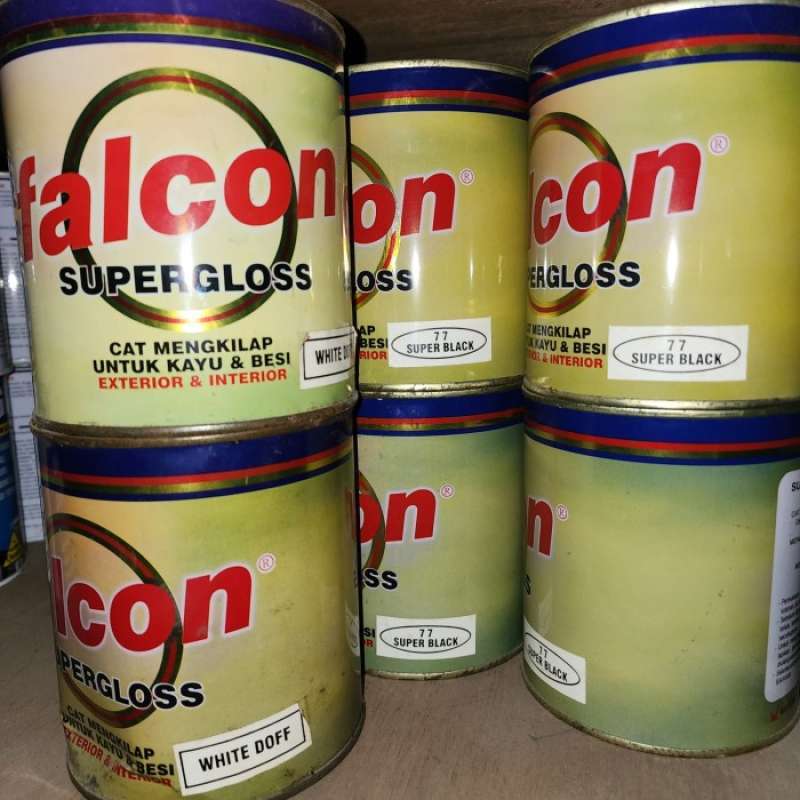 Promo Cat Kayu Dan Besi Falcon Super Gloss / Cat Kayu Besi 1 Kg - 13 ...