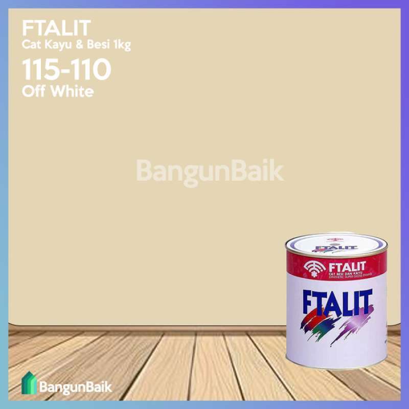 Promo Kansai Ftalit 110 Off White 1kg / Cat Kayu Dan Besi Ftalit 115 ...