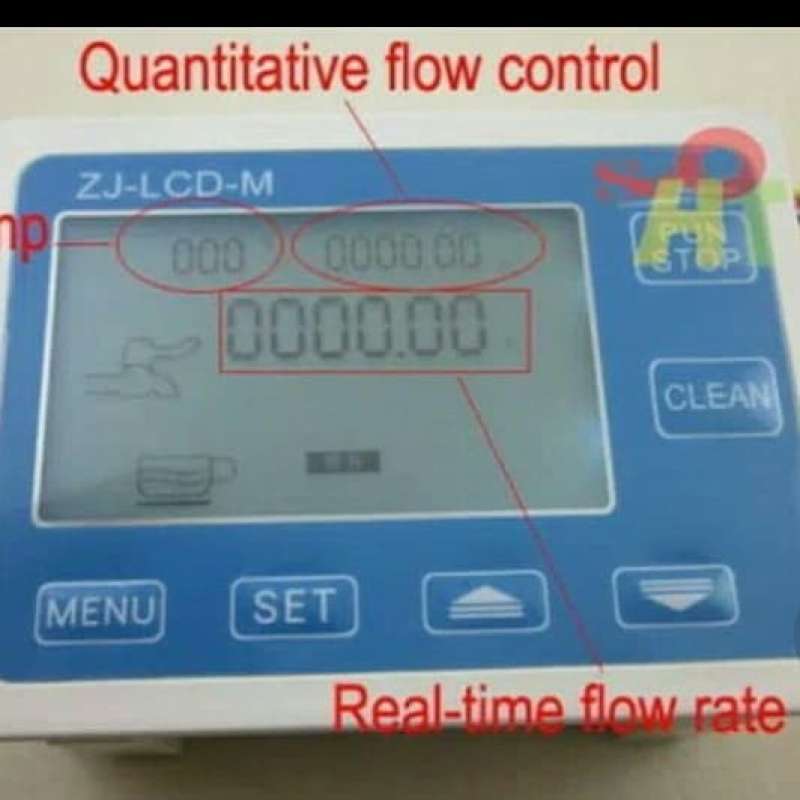 Promo Digital Flow Meter Control Display/+relay Water Oil Sensor Zj-lcd-m Diskon 9% Di Seller ...