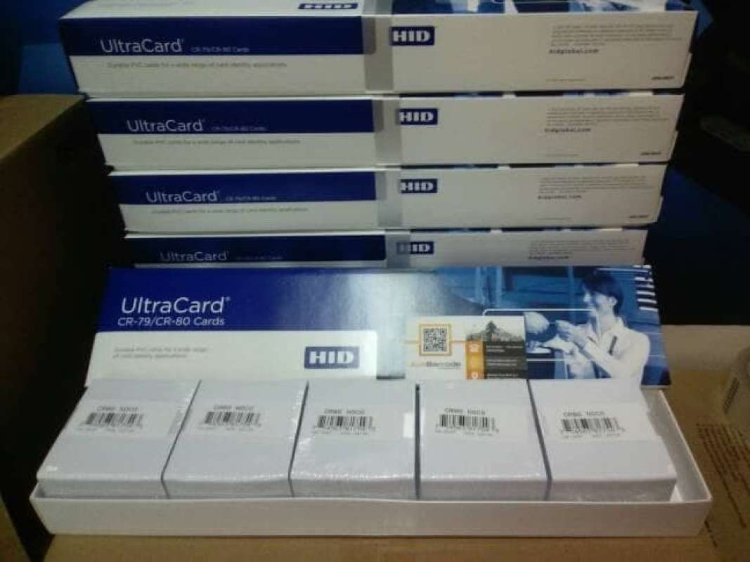 Promo Kartu Pvc Blank Id Card Ultracard Hid Noco Cr 80 Isi 500 Pcs ...