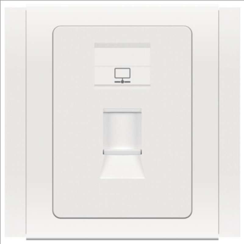 Promo Boss B3031cat6 - 1 Gang Rj45 Cat6 Data Outlet W/ Shutter Diskon ...