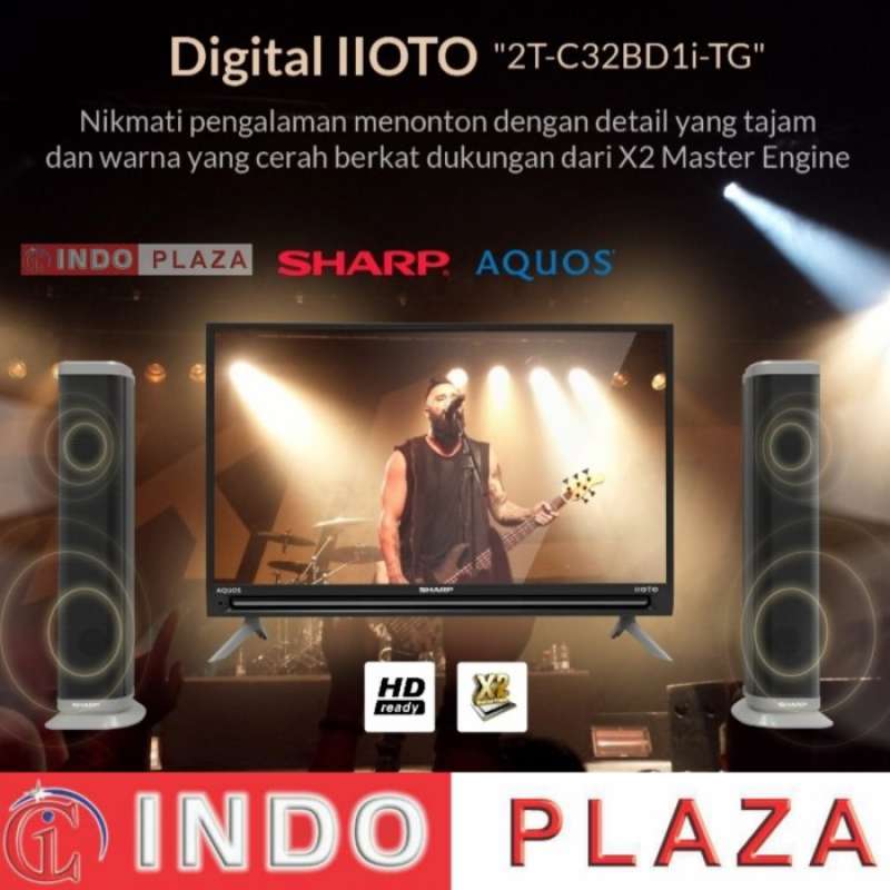 Jual Tv Sharp 32 Inch 2t-c32bd1i New 2022 Digital + Speaker (luar Medan ...