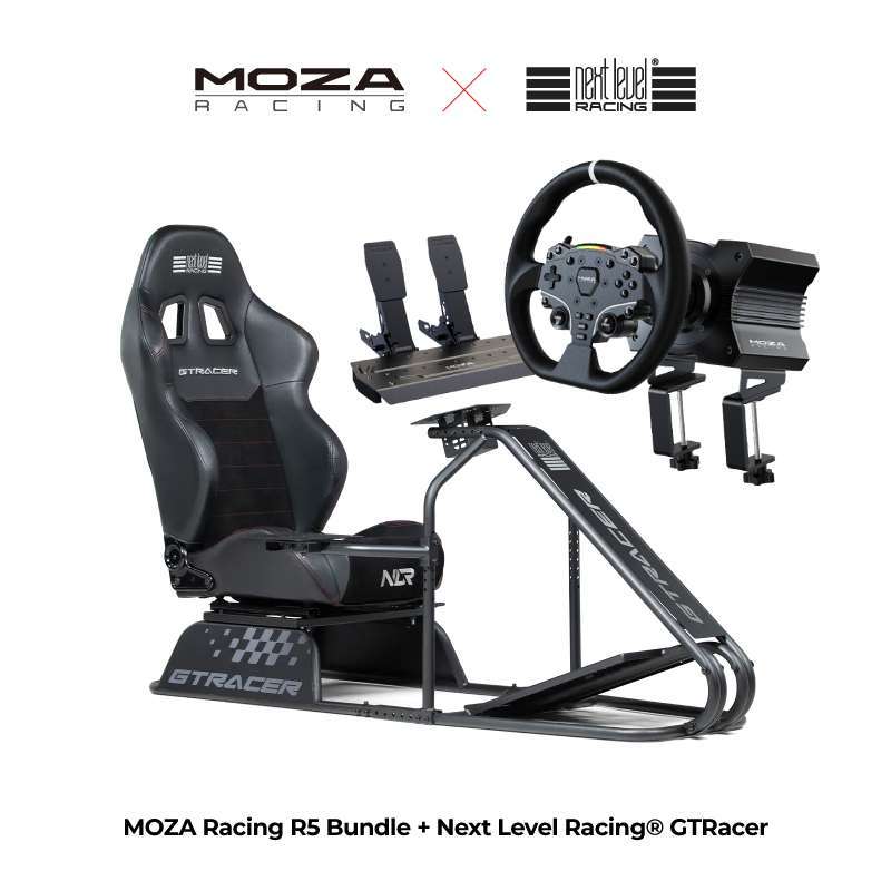 Promo Moza Racing R5 Bundle With Next Level Racing Gtracer Racing Simulator Cockpit Diskon 6% Di ...