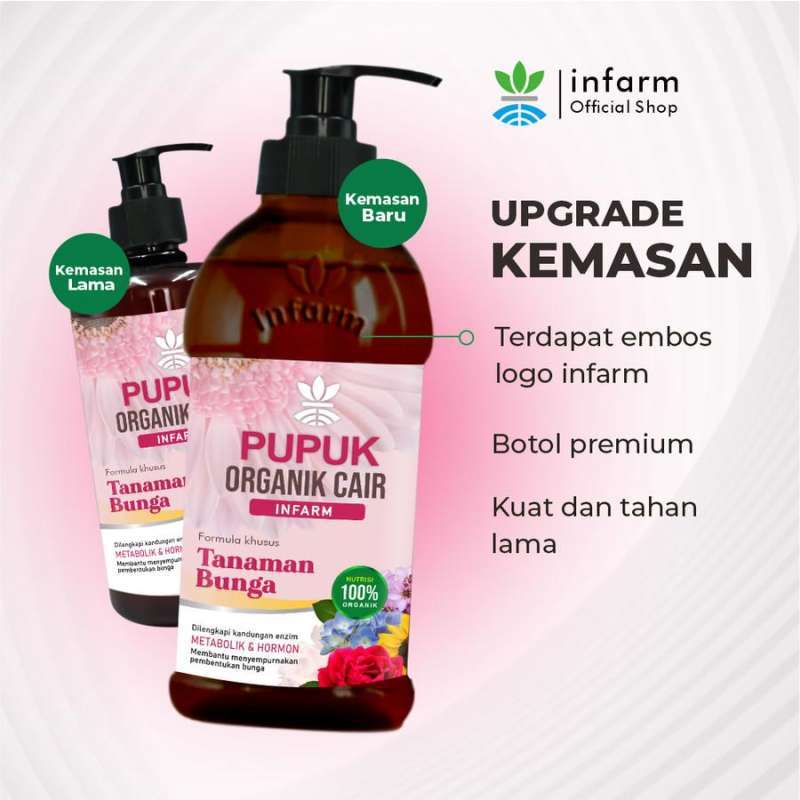 Jual Infarm - Pupuk Organik Cair Tanaman Bunga 500 Ml Poc Pelebat Bunga ...